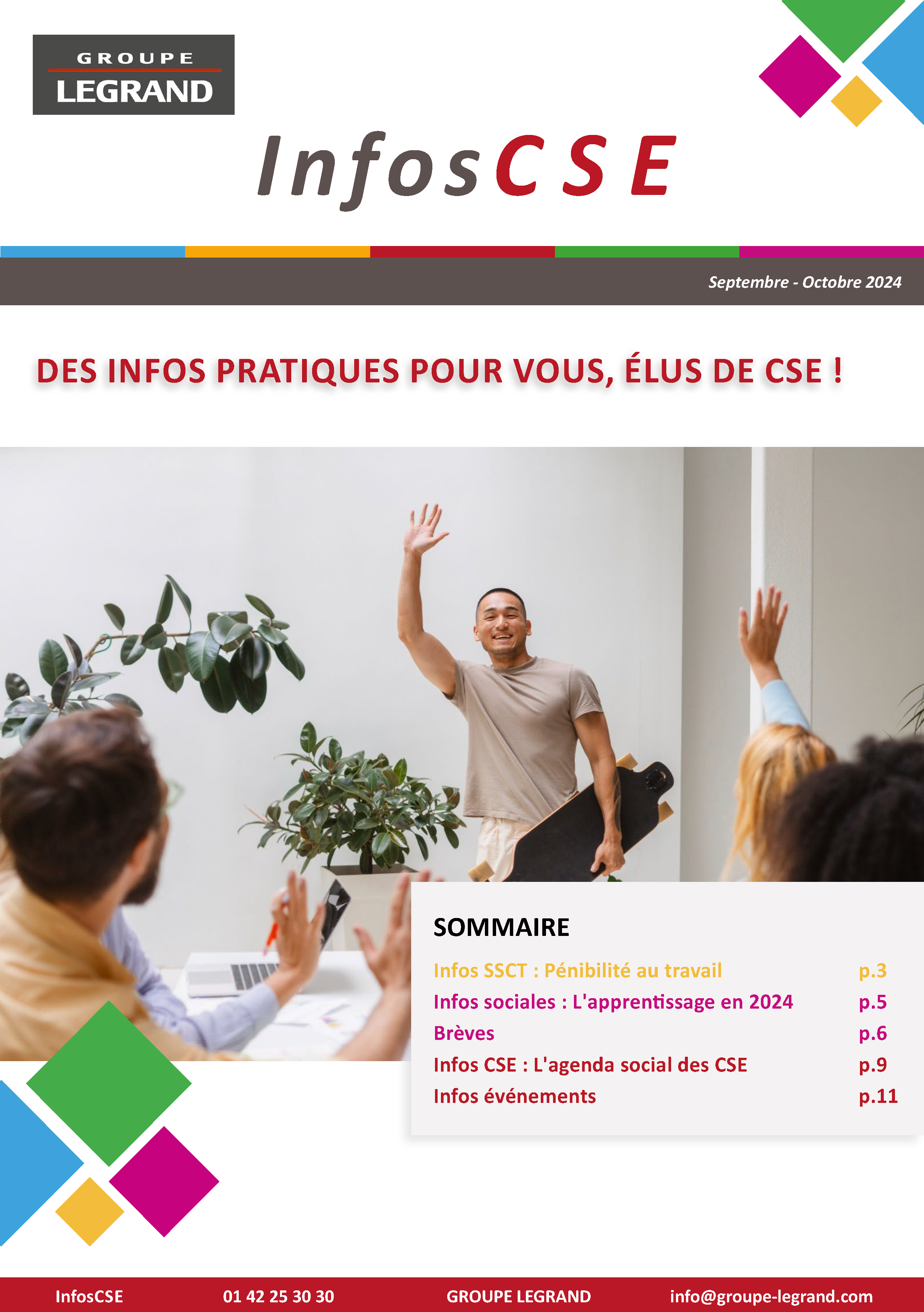 Infos CSE du Groupe LEGRAND - Novembre/Décembre 2024 - FECFO