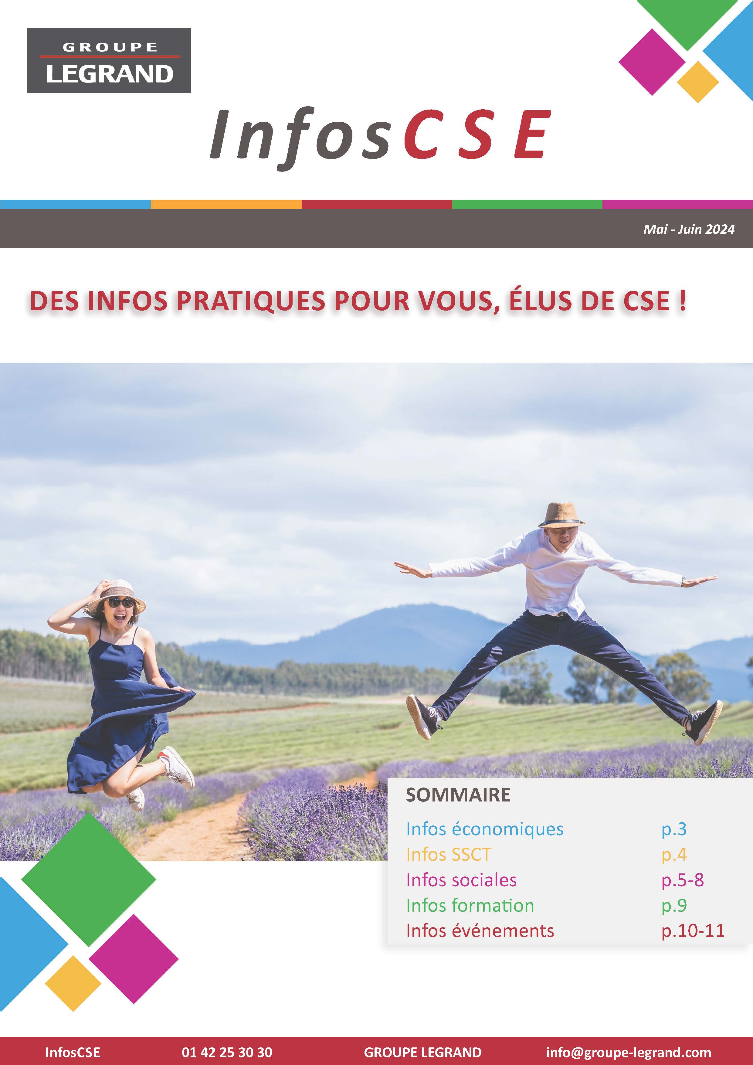 Infos CSE du Groupe LEGRAND - Mai / Juin 2024 - FECFO